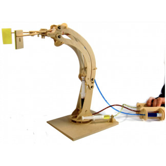 Hydraulic Robotic Arm Wooden Kit - Science And Nature