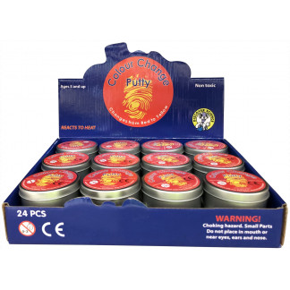 Colour Change Putty (display Of 24) - Science And Nature